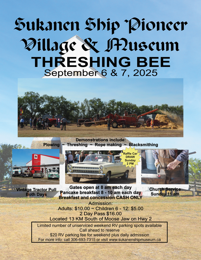 Special Events - Sukanen Ship Pioneer Village & Museum